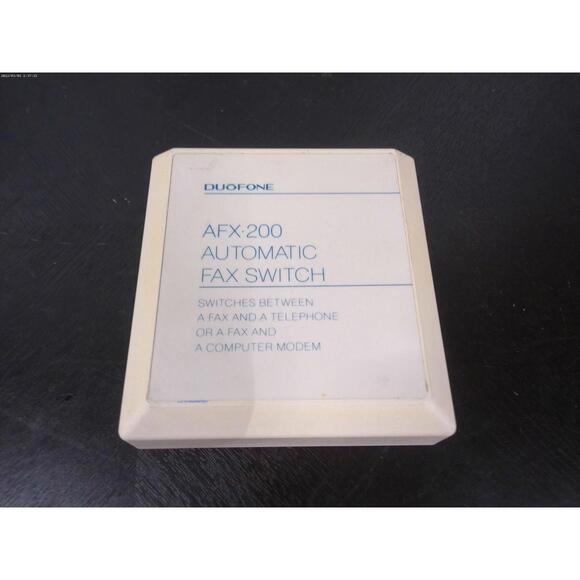 Other | Duofone Afx20 Automatic Fax Switch For Fax Phone Modem | Poshmark